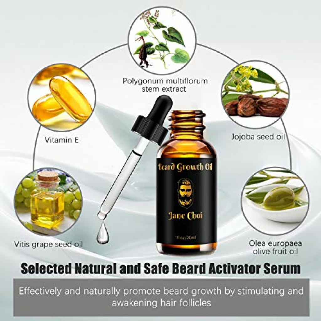 Beard Growth Kit, Beard Grooming Tools for Beard Rapid Growth and ...