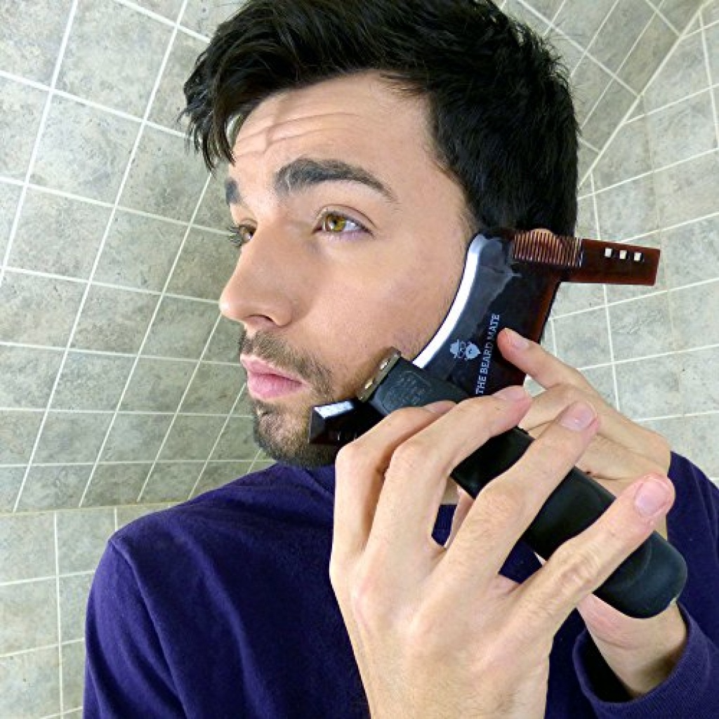 Beard Shaping Tool Template. Beard Shaper Tool Plus Comb for line up ...
