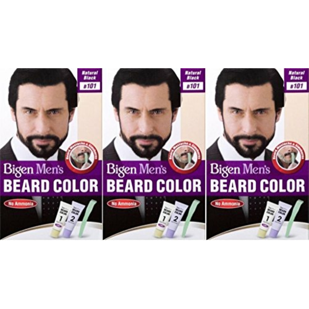 3 x Bigen Men's Beard Colour | No Ammonia Formula with Aloe Extract ...
