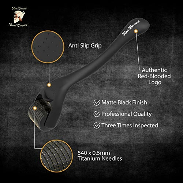 Red-Blooded Beard Growth Roller | Stimulate Beard and Hair Growth | 540 ...