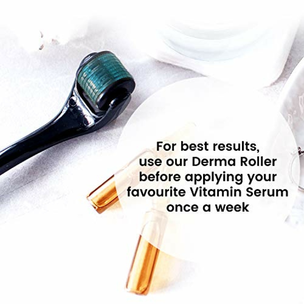 ROSELYNBOUTIQUE Beard Derma Roller 540 Titanium Microneedles for Hair ...