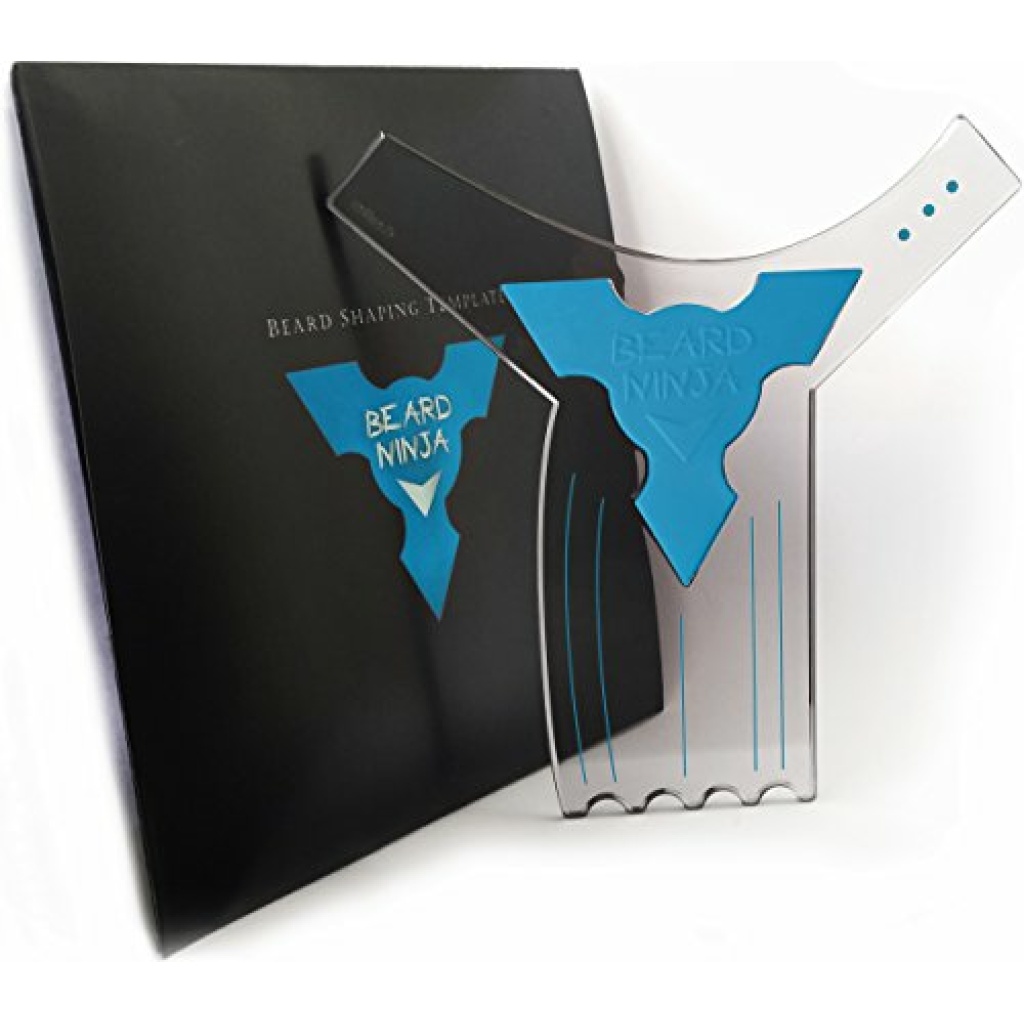 The BEARD NINJA - Beard Shaping Tool Template. Clear Shaper Guide for ...
