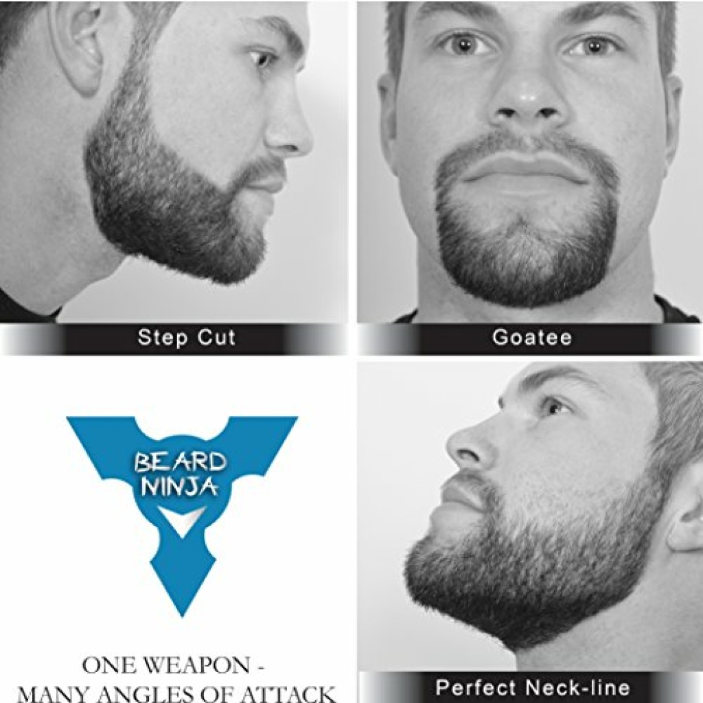 The BEARD NINJA - Beard Shaping Tool Template. Clear Shaper Guide for ...