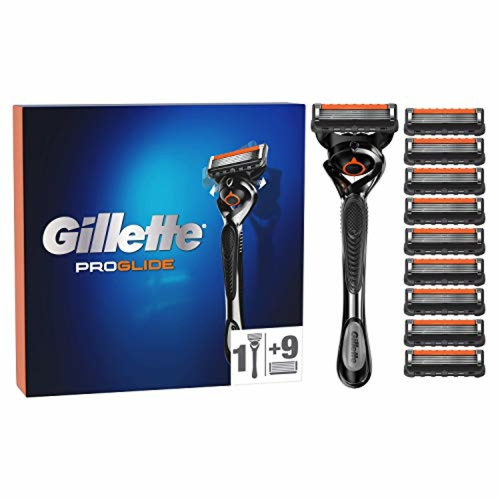 Gillette ProGlide Men's Razor with Flexball Technology + 10 Razor Blade ...