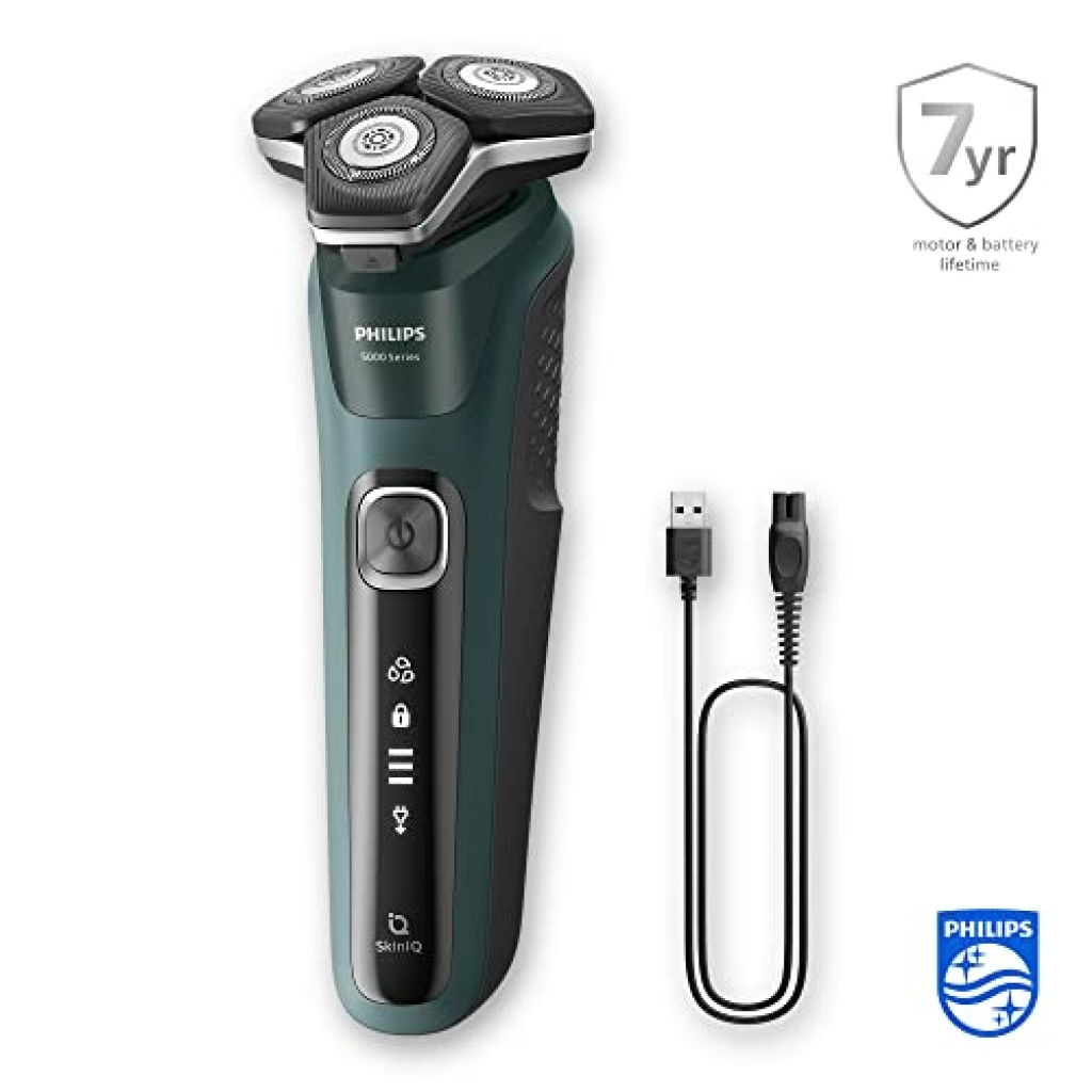 Philips Shaver Series 5000 - Wet & Dry Electric Mens Shaver with ...